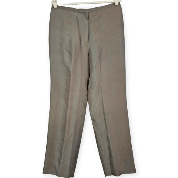 Mel & Lisa | Pants & Jumpsuits | Nwot Mel Lisa Gray 0 Pure Silk ...